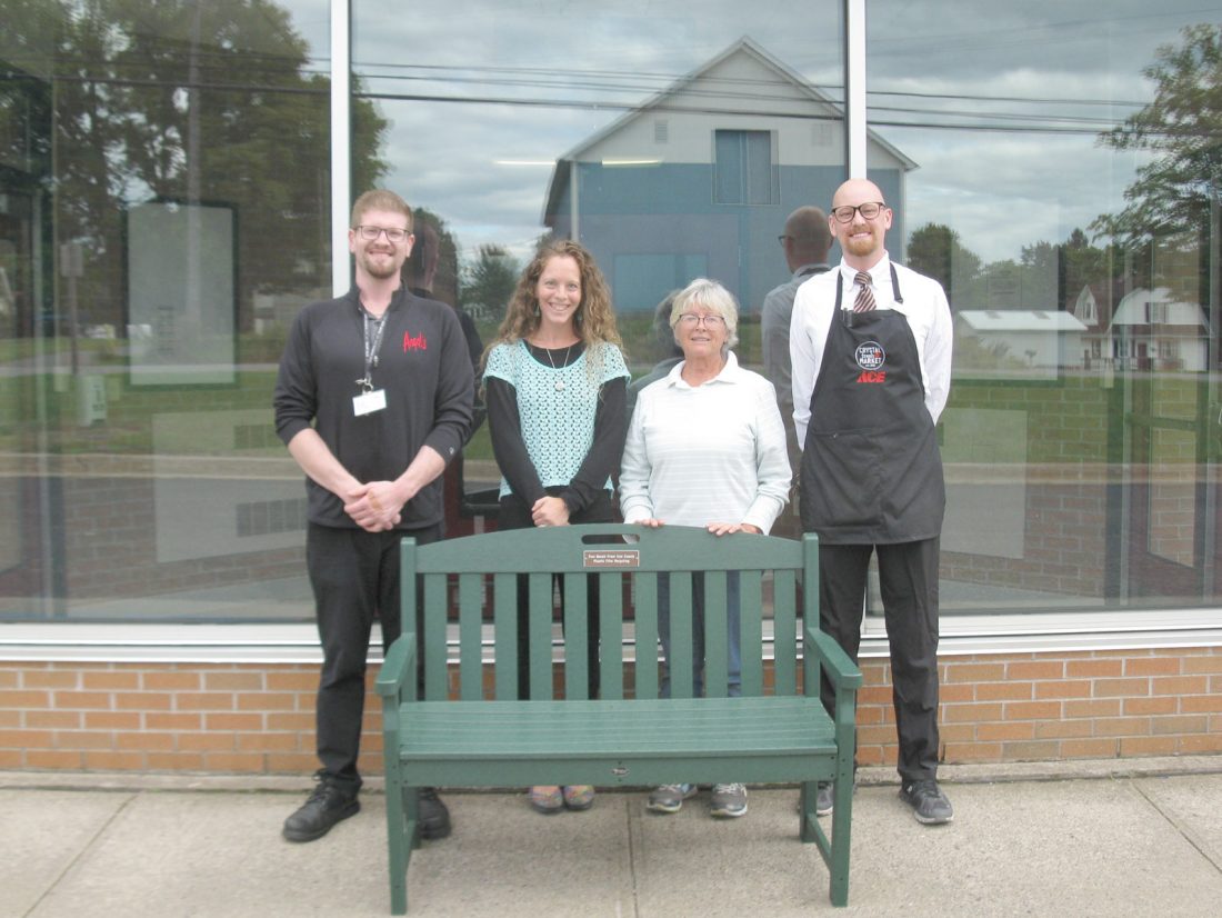 Trex bench donated to Forest Park | News, Sports, Jobs - The Daily News
